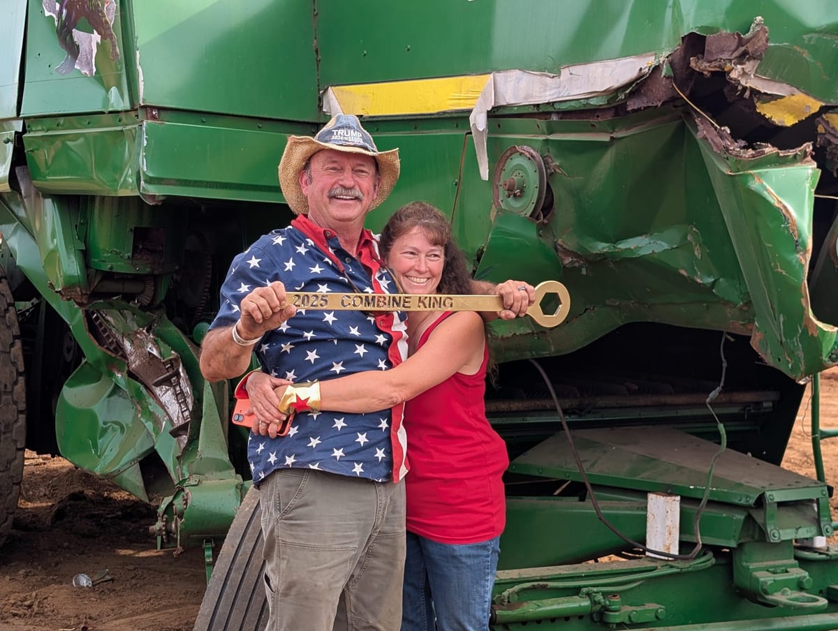 Jeff Duyck is 2025 Combine King, and Candice Duyck is believed to be ...